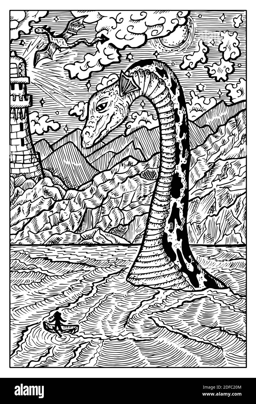 Lake creatures Stock Vector Images - Alamy