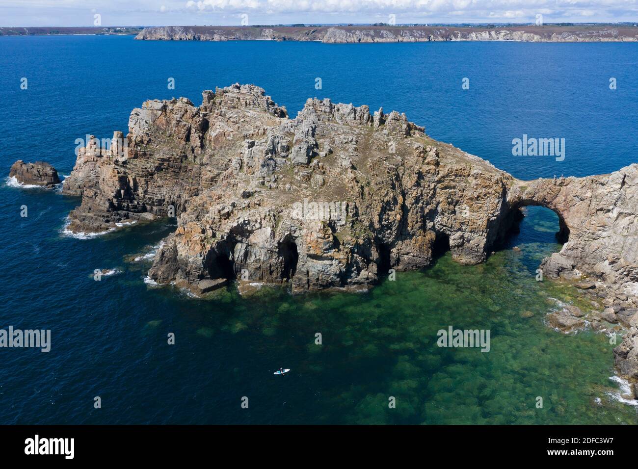 France, Finistere, Natural regional park of Armorique, Crozon, Pointe ...
