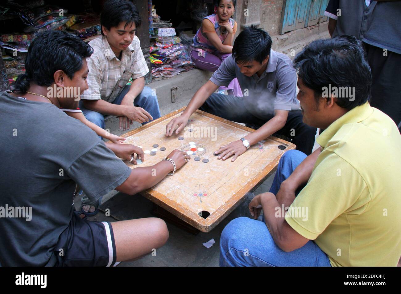 Nepal, in the center of the capital and around Durbar Square in ...