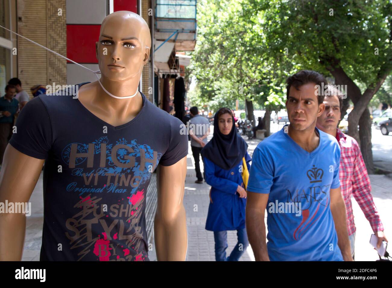 Iran, street scene Stock Photo - Alamy