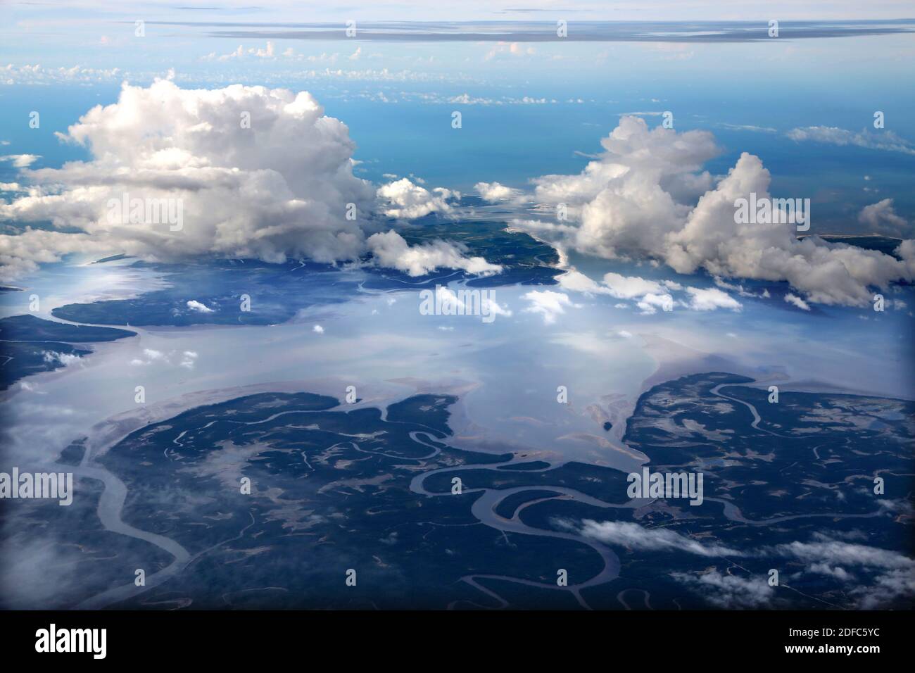 Brazil, aerial view of the Amazon river Stock Photo - Alamy