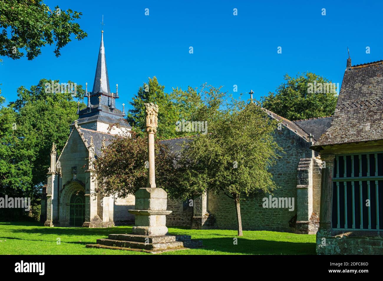 France, Morbihan, Noyal-Pontivy, 15th and 16th centuries Sainte-Noyale ...