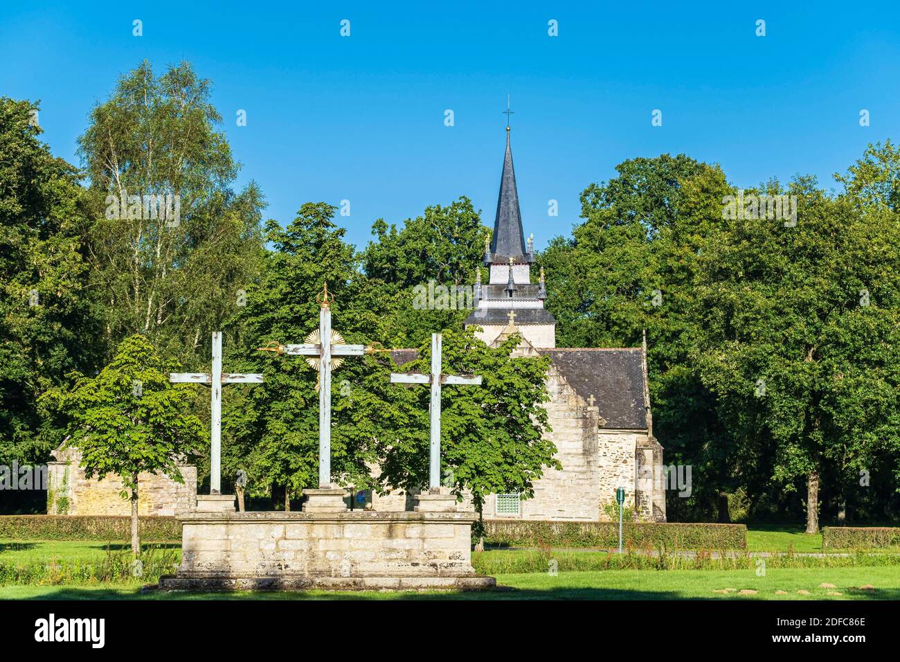 France, Morbihan, Noyal-Pontivy, 15th and 16th centuries Sainte-Noyale ...