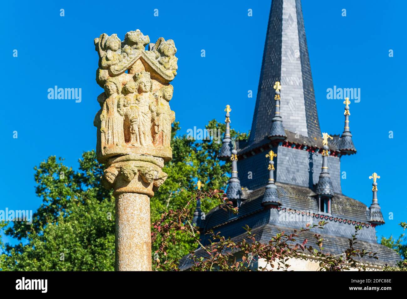 France, Morbihan, Noyal-Pontivy, 15th and 16th centuries Sainte-Noyale ...