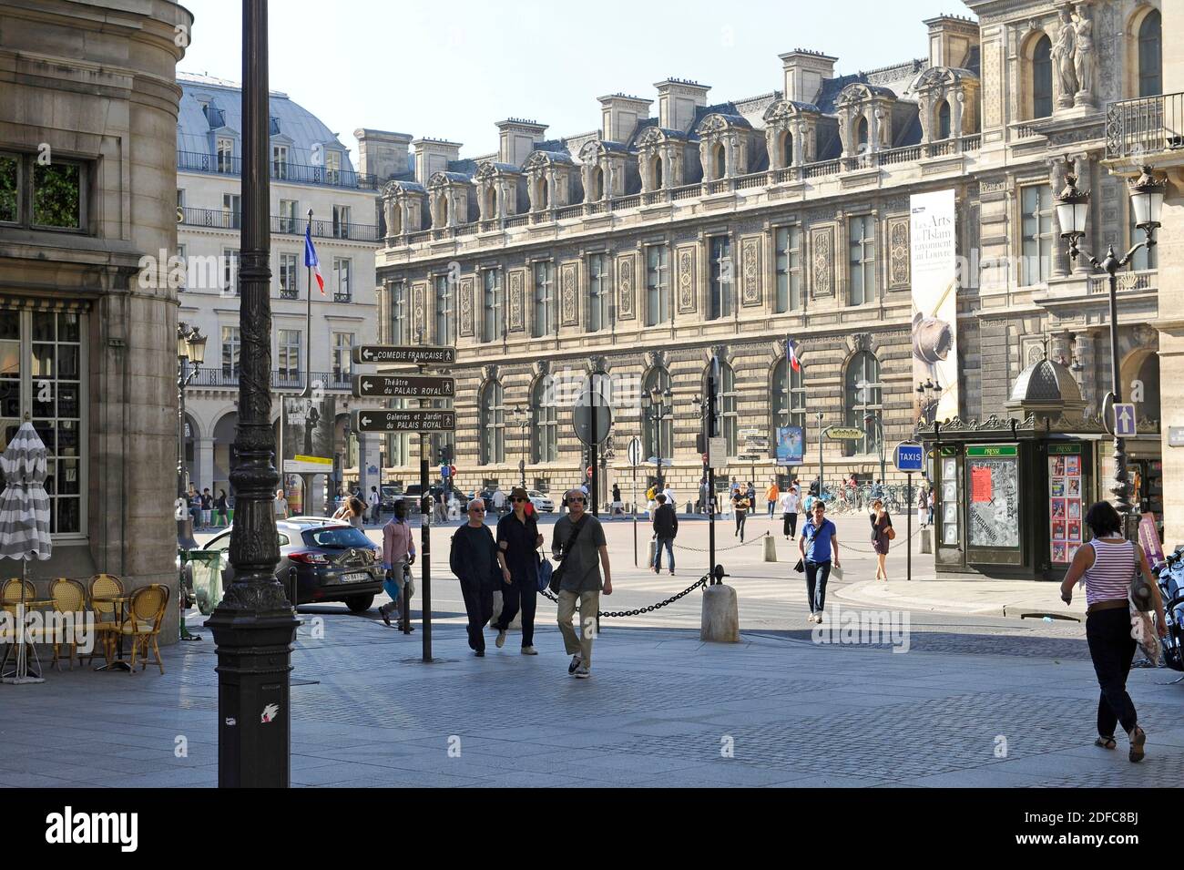 France, Paris, Palais Royal, place Colette Stock Photo - Alamy
