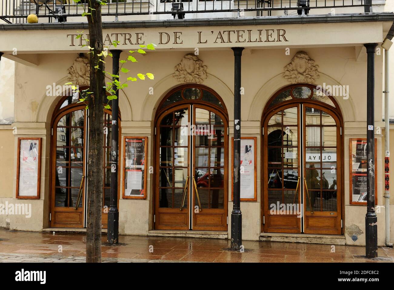 France, Paris (75), le Th??tre de l'Atelier, place Charles Dullin ...