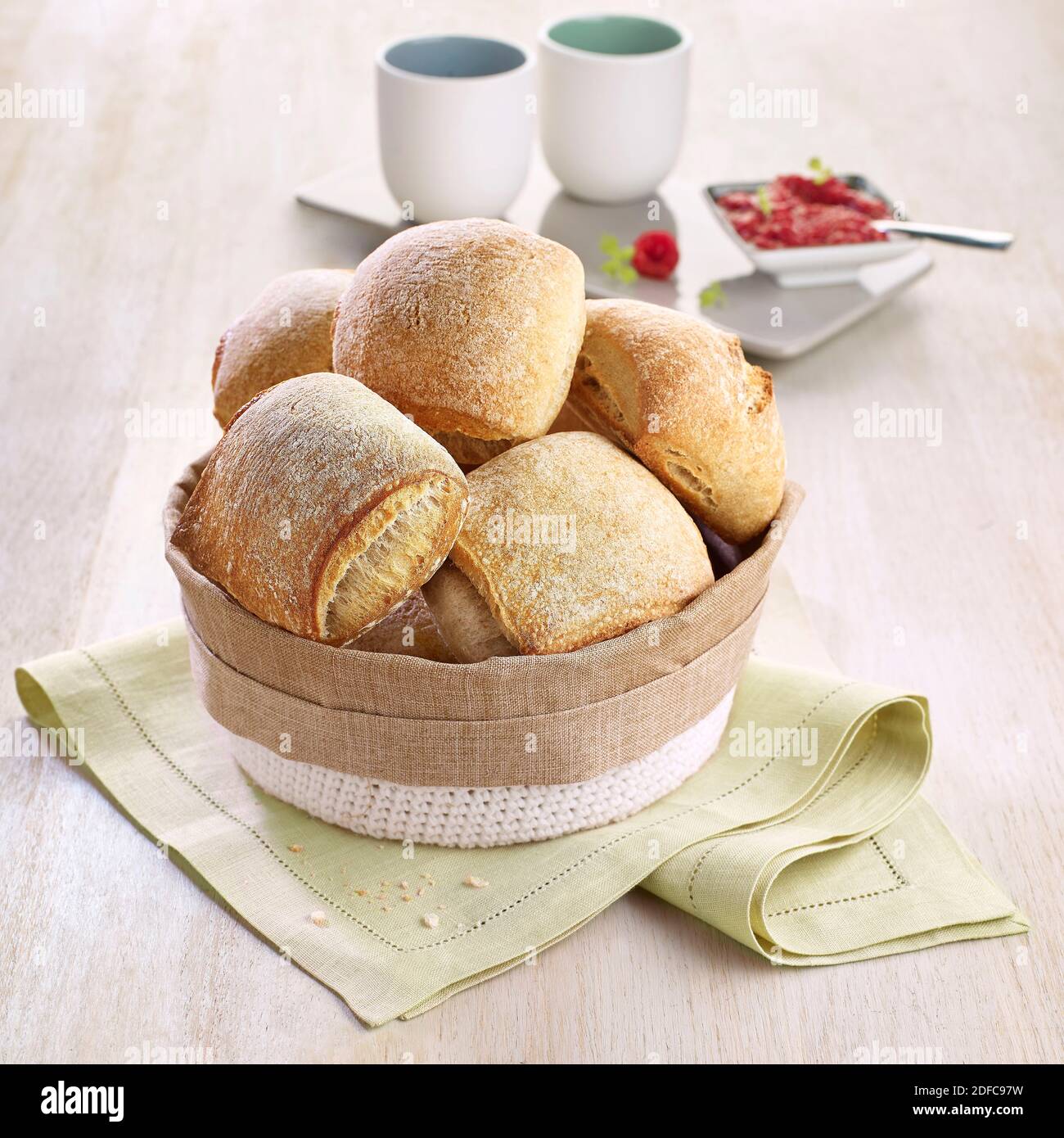 Mini farmhouse breads Stock Photo - Alamy