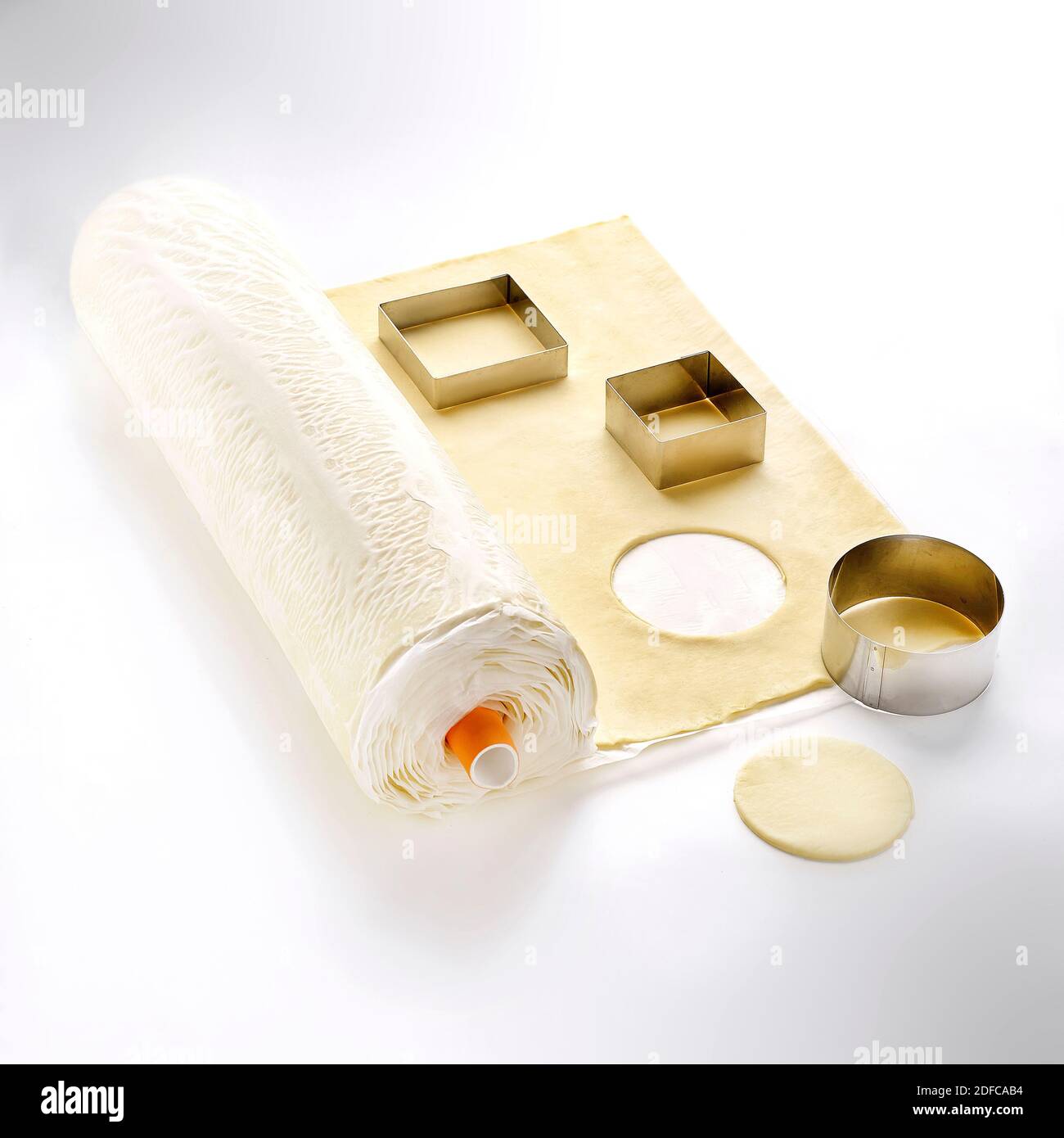 Puff pastry roll Stock Photo - Alamy