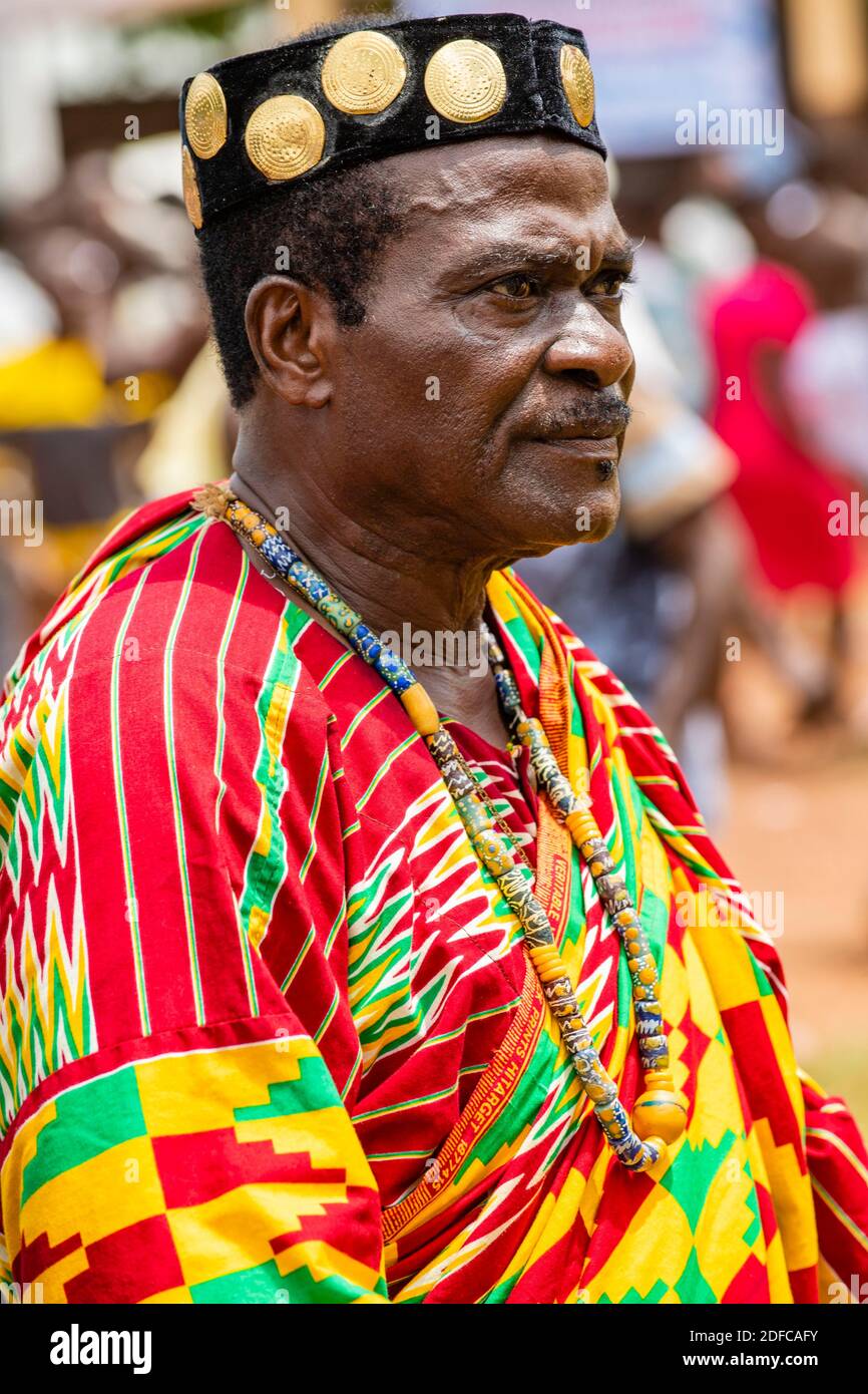 Togo, Kara, man wearing traditional clothes Stock Photo - Alamy