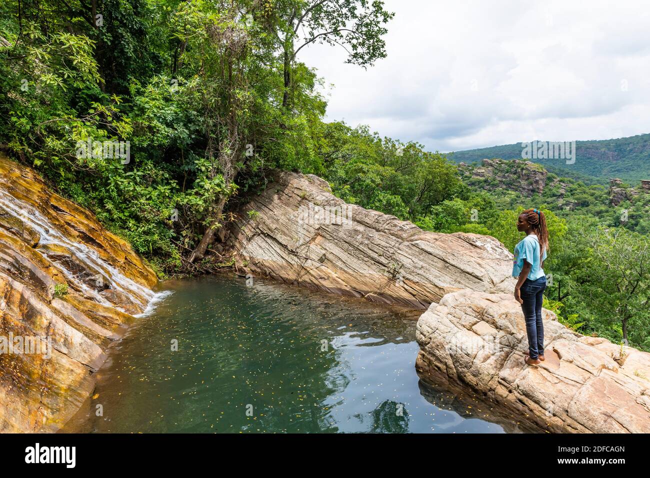 Togo, Kara district, Bafilo waterfalls Stock Photo - Alamy
