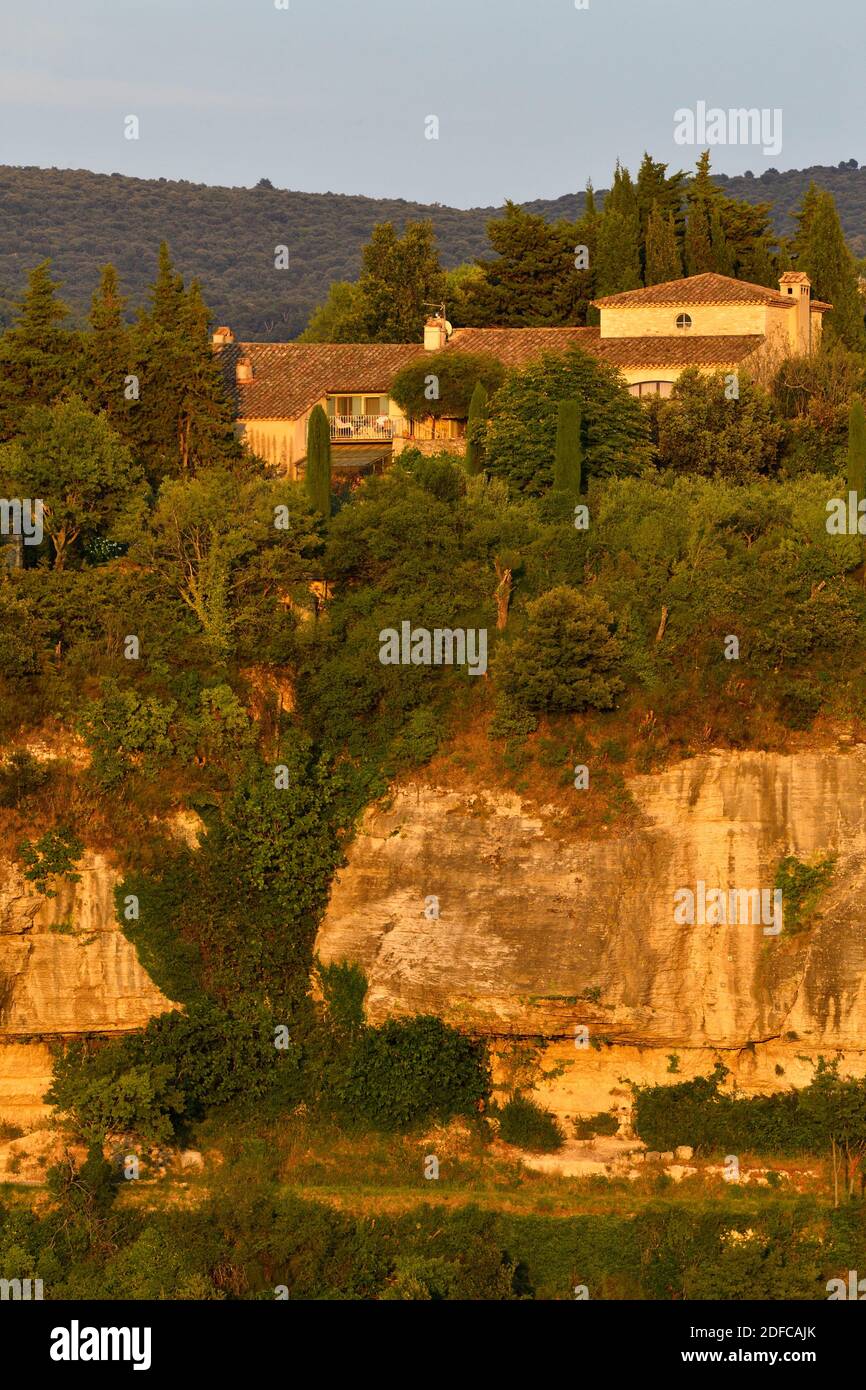 France, Vaucluse, Venasque, labelled Les Plus Stock Photo - Alamy