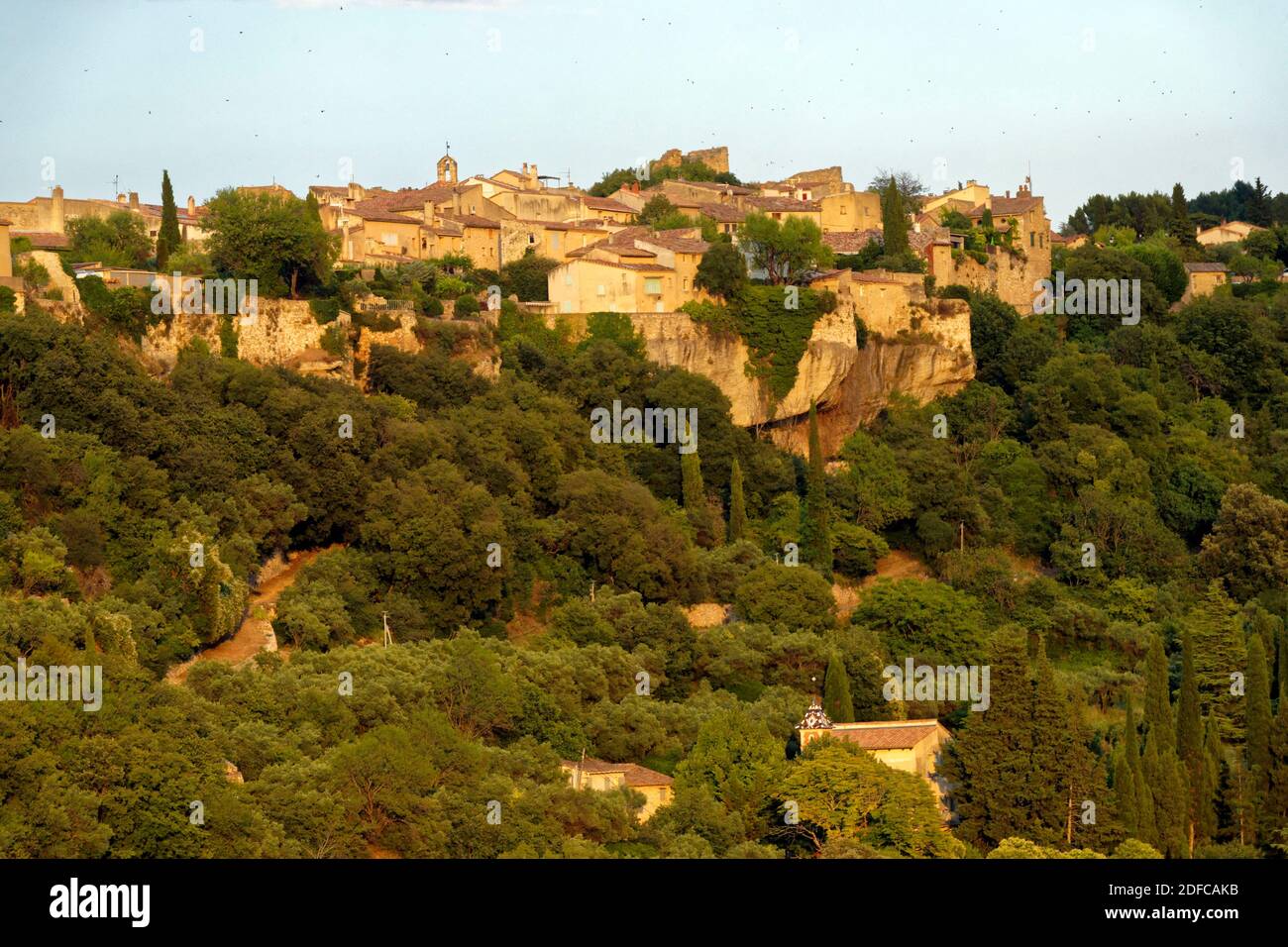 France, Vaucluse, Venasque, labelled Les Plus Stock Photo - Alamy