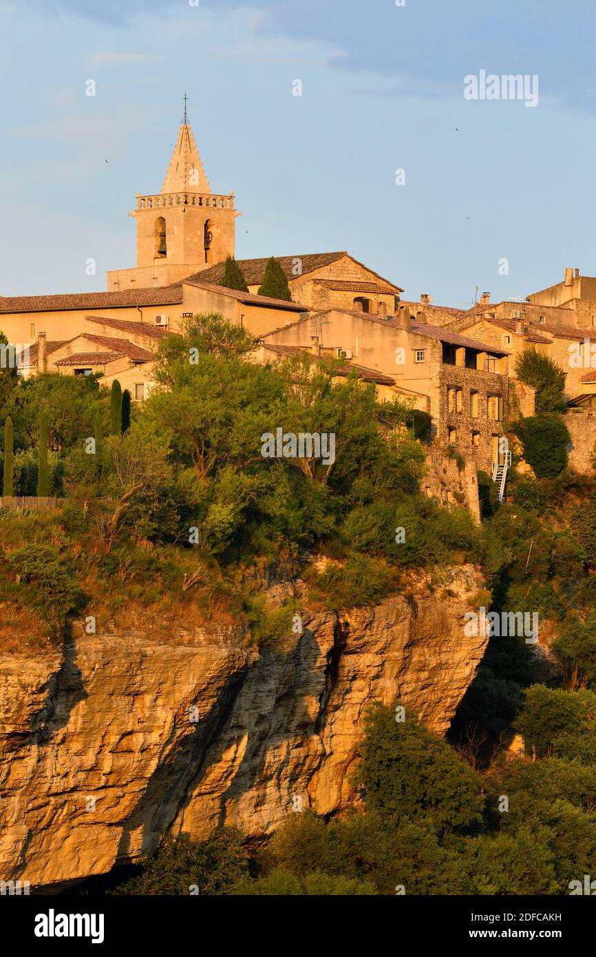 France, Vaucluse, Venasque, labelled Les Plus Stock Photo - Alamy