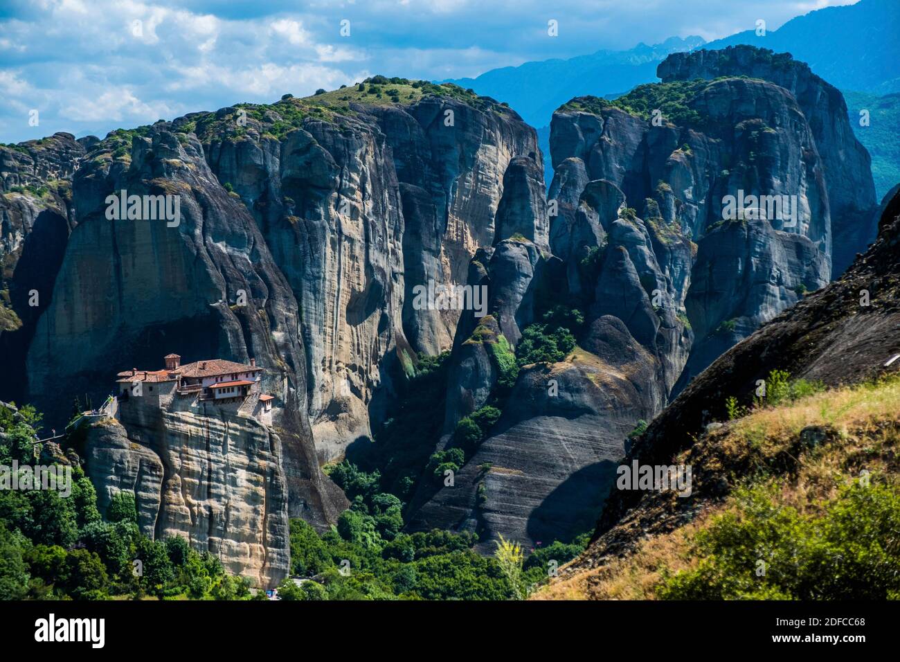 Greece, Thessaly, Penea valley, Kalambaka, Orthodox monasteries of ...