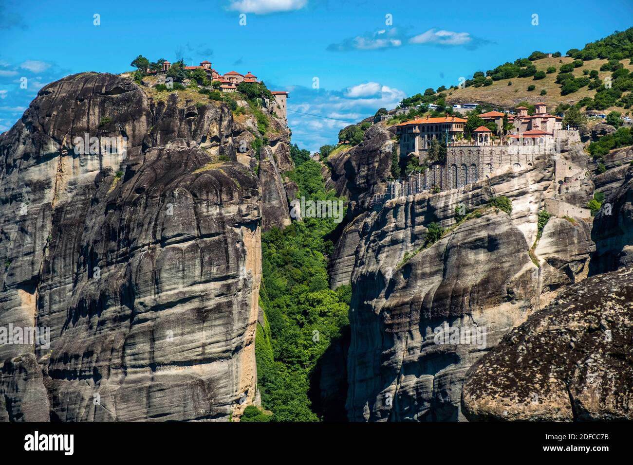 Greece, Thessaly, Penea valley, Kalambaka, Orthodox monasteries of ...