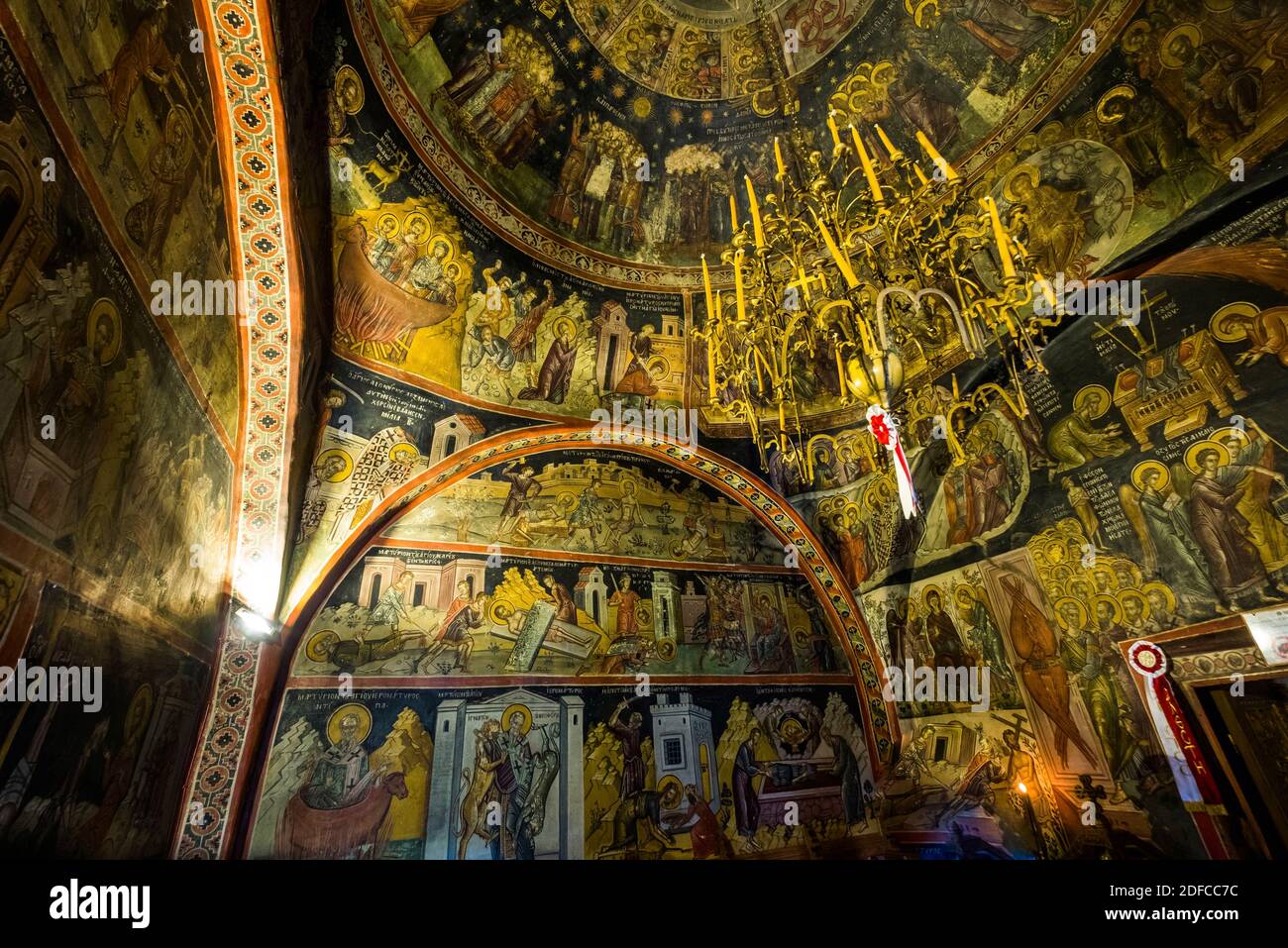 Greece, Thessaly, Penea valley, Kalambaka, Orthodox monasteries of ...