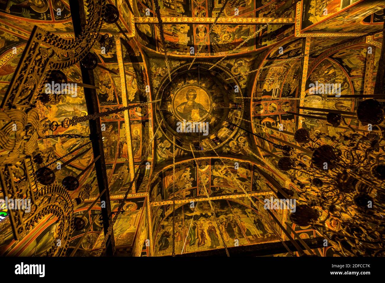 Greece, Thessaly, Penea valley, Kalambaka, Orthodox monasteries of ...