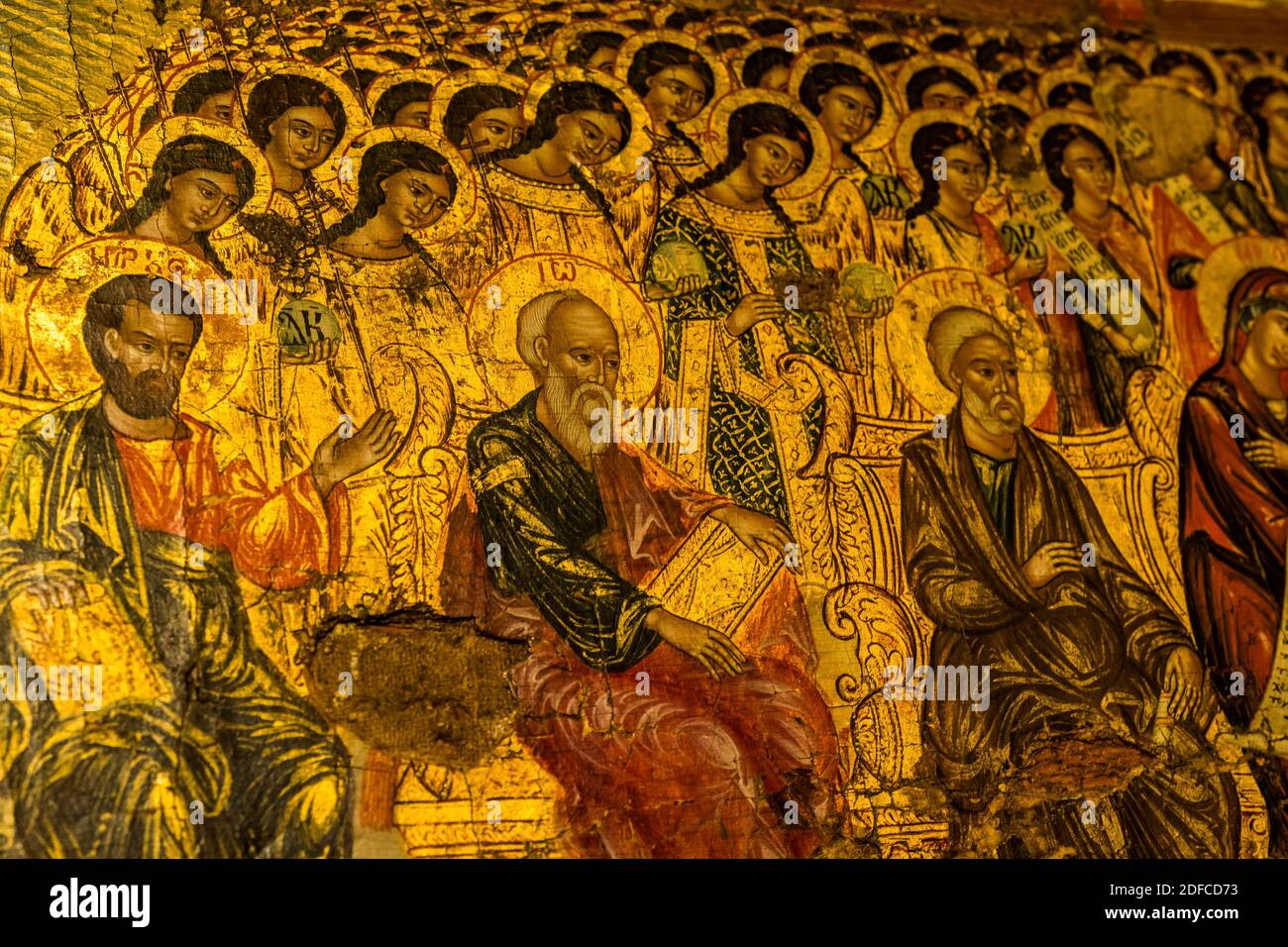 Greece, Crete, Kolimbari, orthodox monastery Gonia Odigitria, Rodopou ...