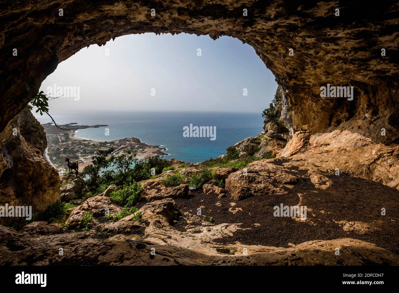 Greece, Crete, Acroterra, Stavros, Lera cave Stock Photo - Alamy
