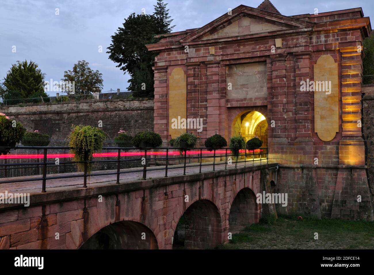 France, Haut Rhin, Neuf Brisach, listed as World Heritage by UNESCO ...