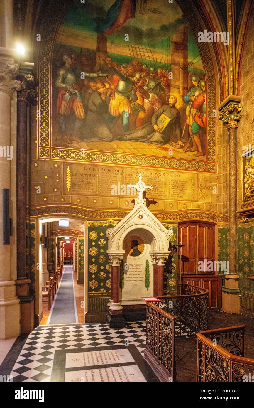 France, Paris, Saint Ignace Roman catholic Stock Photo - Alamy