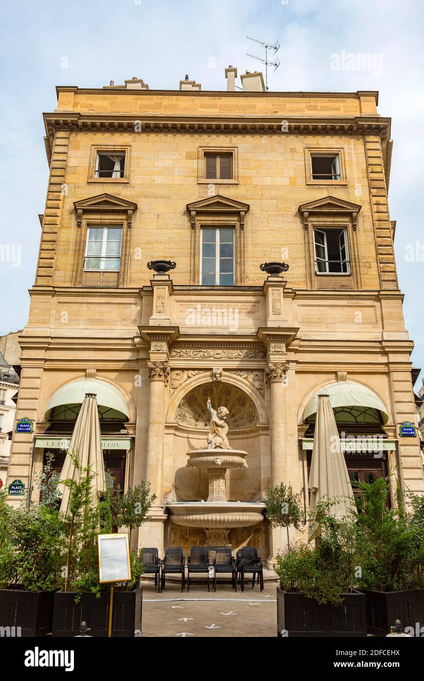 France, Paris, Place Gaillon Stock Photo - Alamy