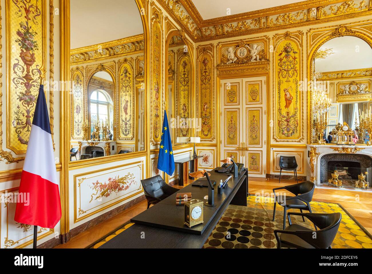 France, Paris, Elysee Palace, Heritage Day, office of the President of ...