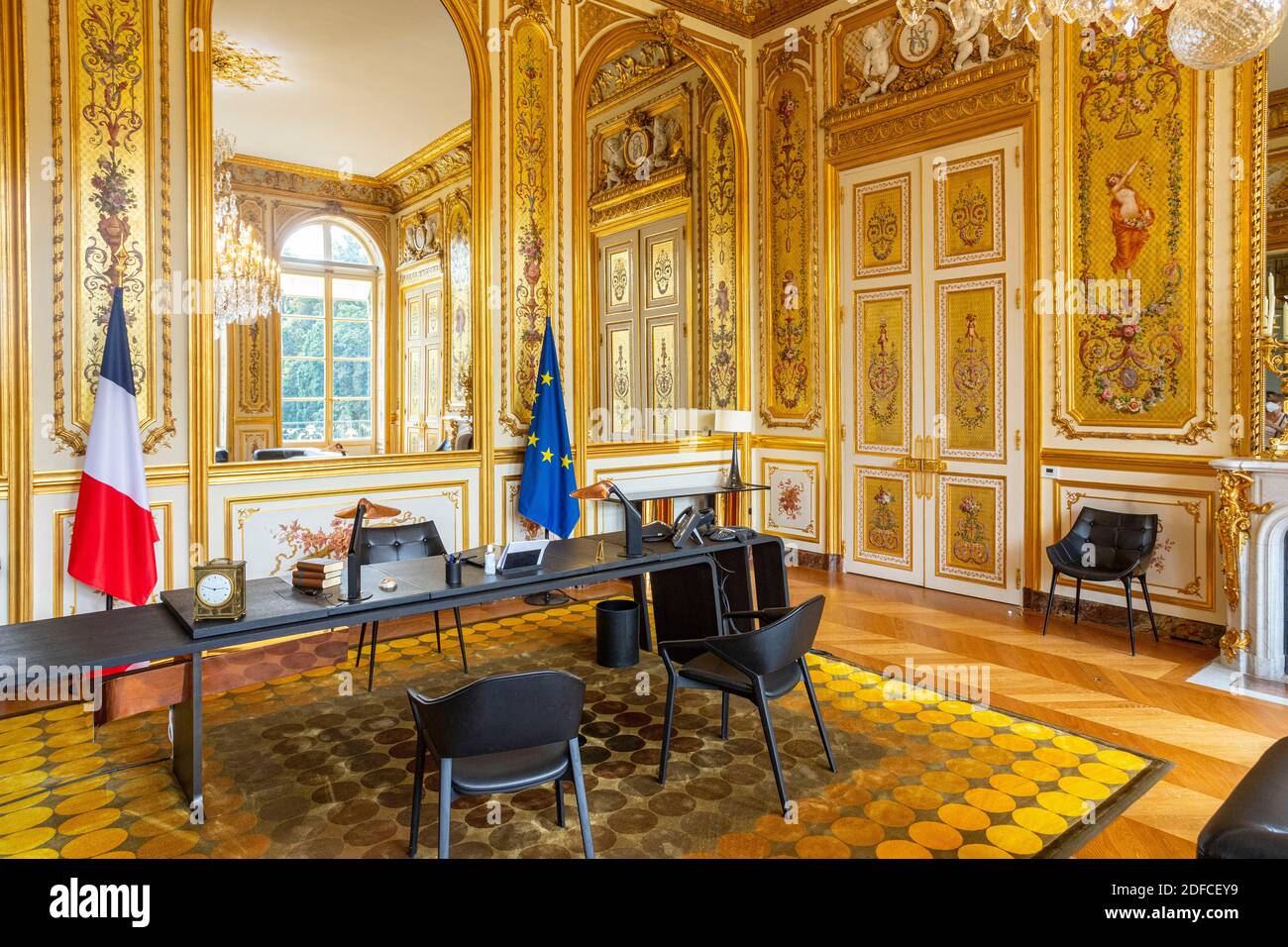France, Paris, Elysee Palace, Heritage Day, office of the President of ...