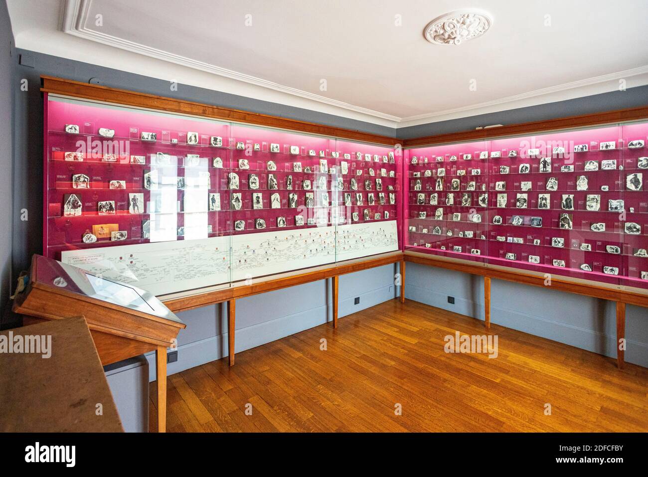 France, Paris, the house museum of Honore de Balzac, the characters of ...