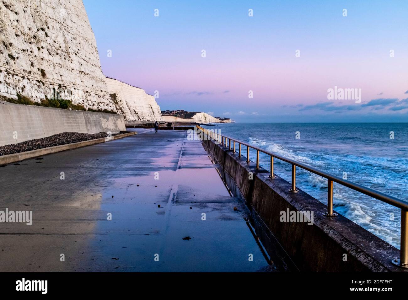 The Undercliff Walk At Rottingdean near Brighton, East Sussex, UK Stock ...