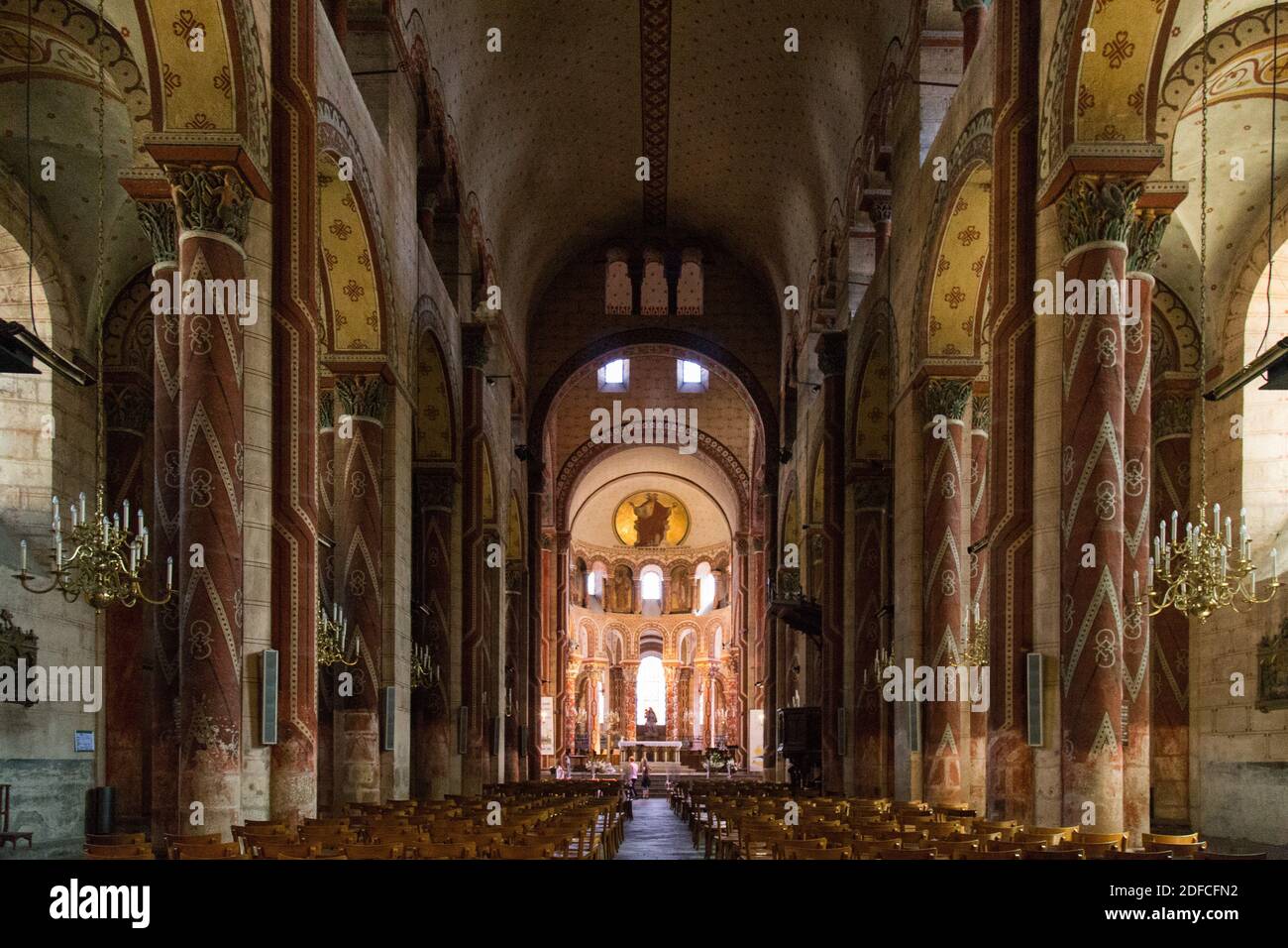 Abbey Of Saint Austremoine High Resolution Stock Photography and Images ...