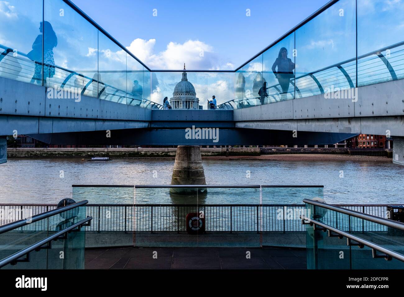 The Millennium Bridge, London, UK Stock Photo - Alamy