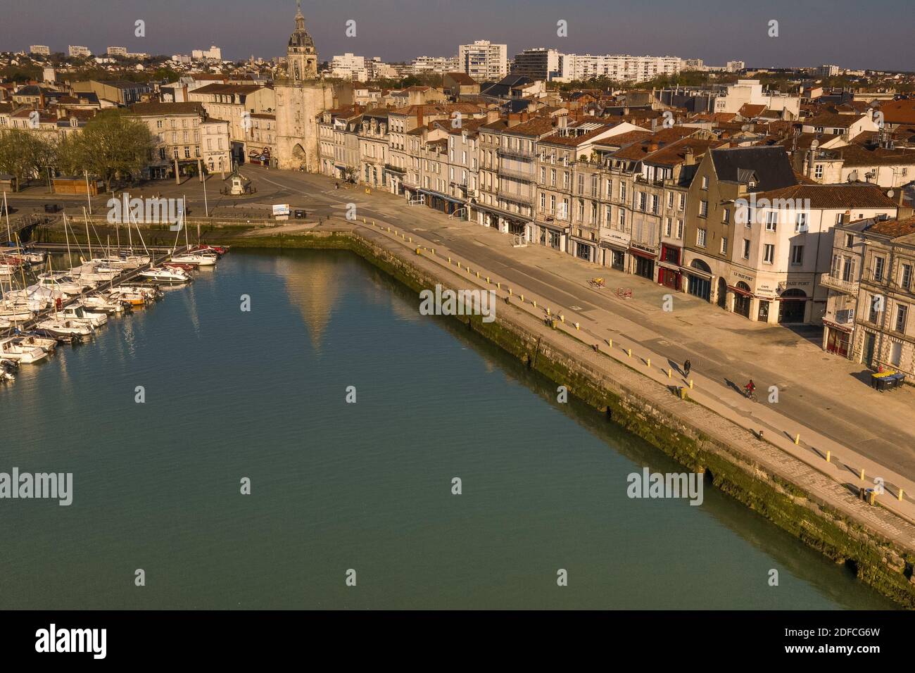 AERIAL VIEW, LA ROCHELLE, DUPERRE QUAY, (17) CHARENTE-MARITIME ...