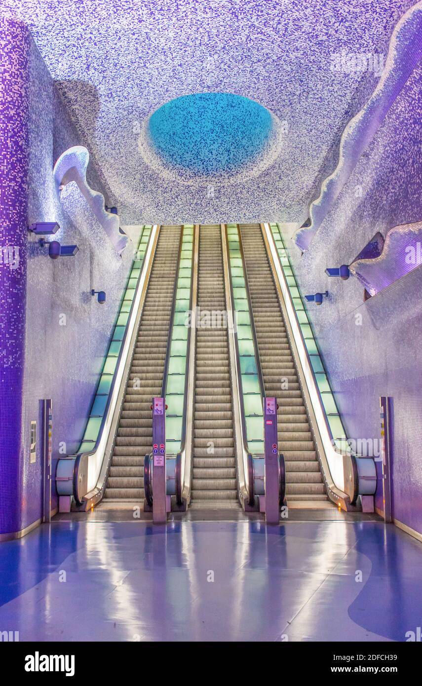 Considered among the most beautiful undergrounds in Europe, the Naples ...