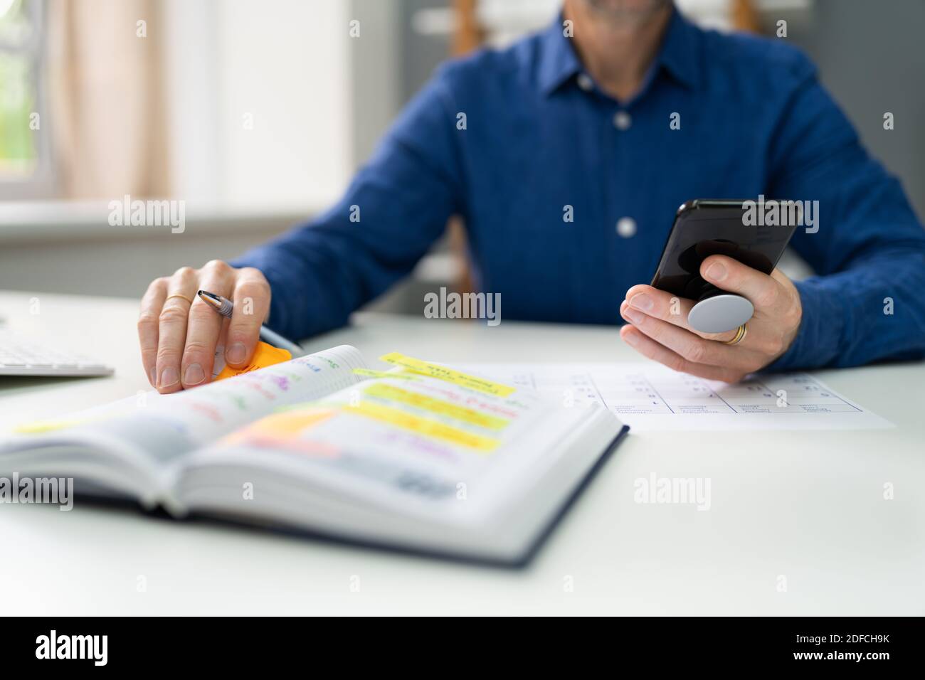 Employee Task List Schedule For A Week And Plan Stock Photo - Alamy