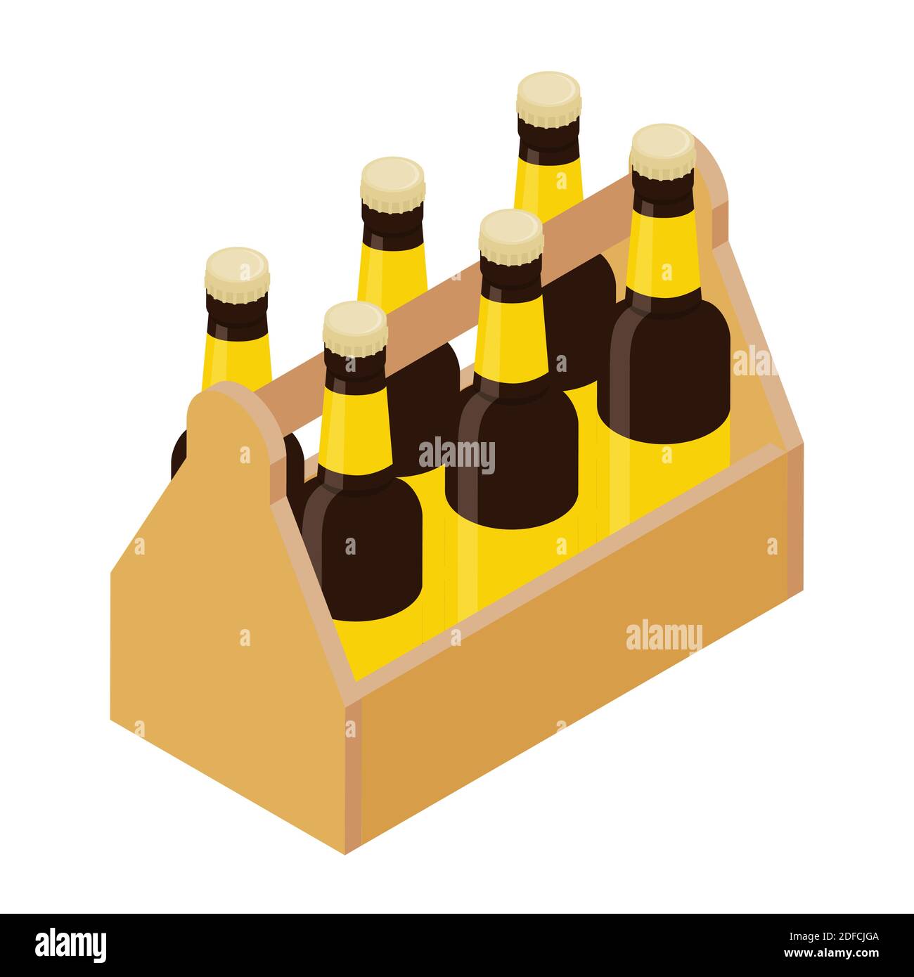 Beer six pack Stock Vector Images - Alamy