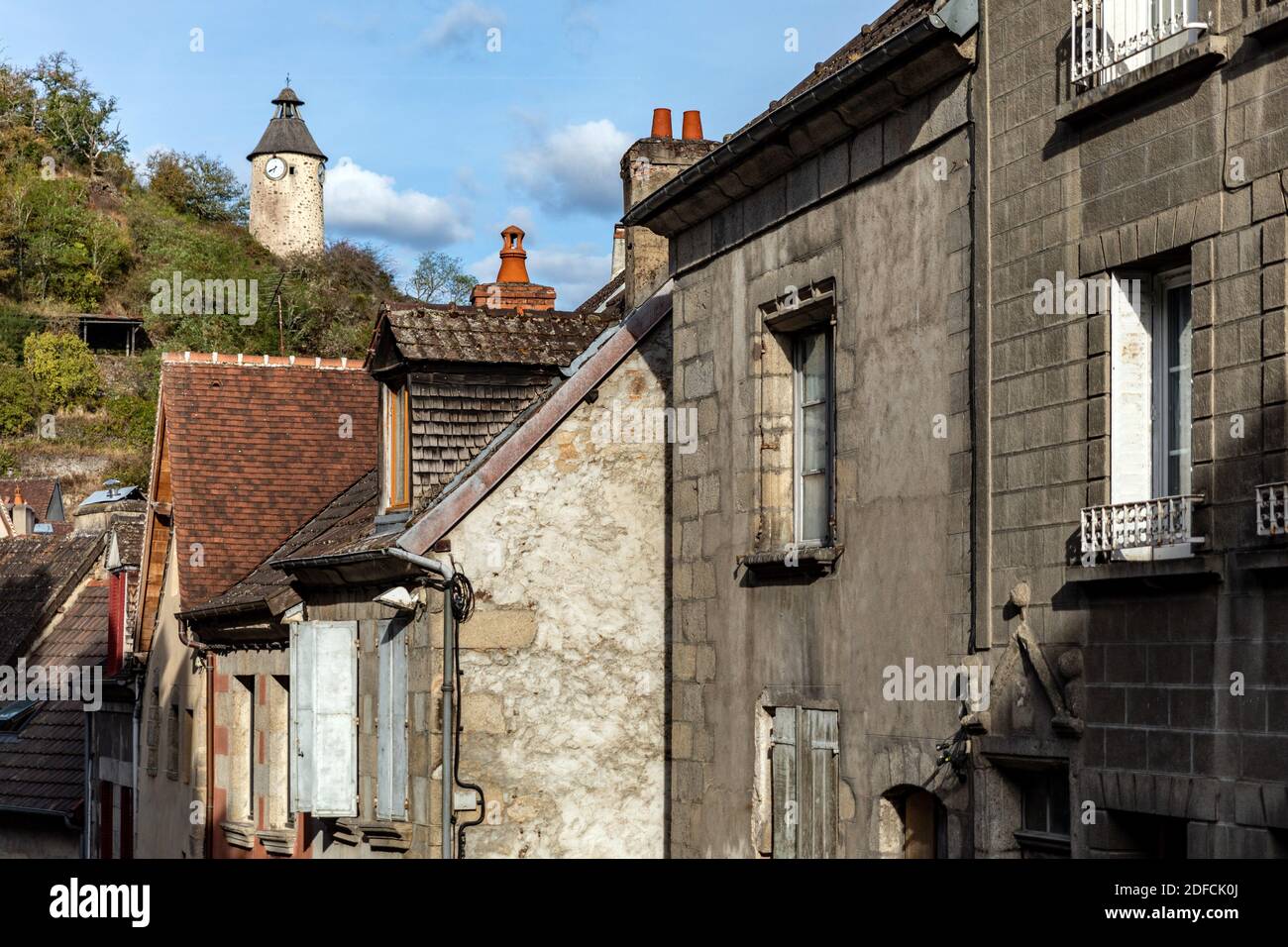 HISTORIC CITY CENTER OF AUBUSSON, CREUSE, FRANCE Stock Photo - Alamy