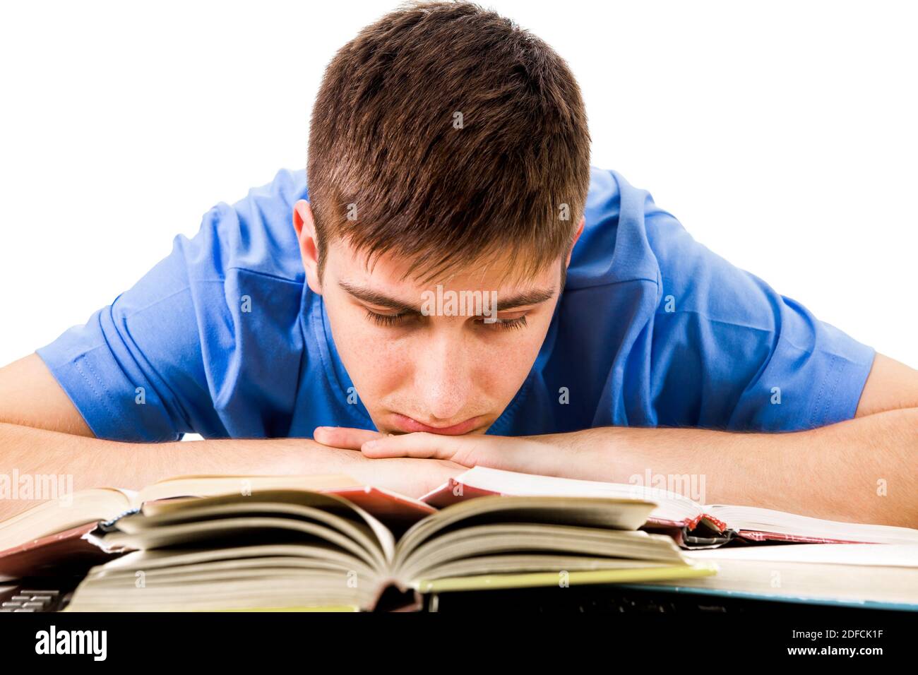 Tired student hi-res stock photography and images - Alamy