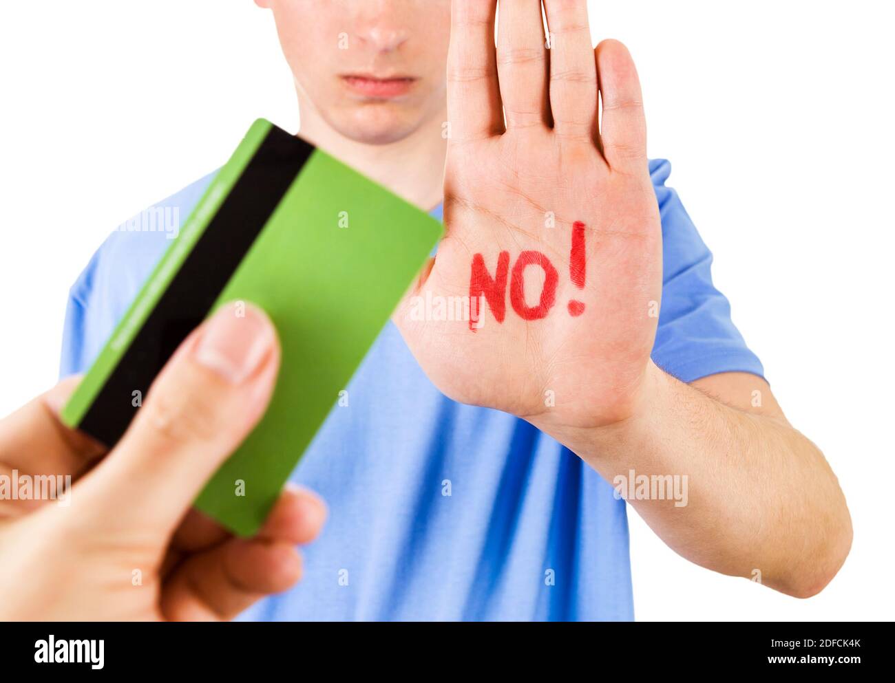 Young man bank card hi-res stock photography and images - Alamy