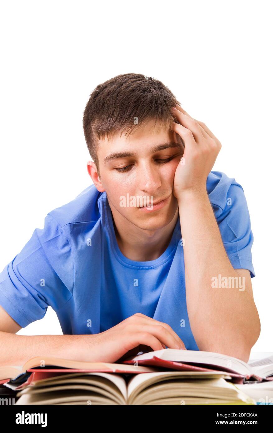 Very tired person isolated hi-res stock photography and images - Alamy