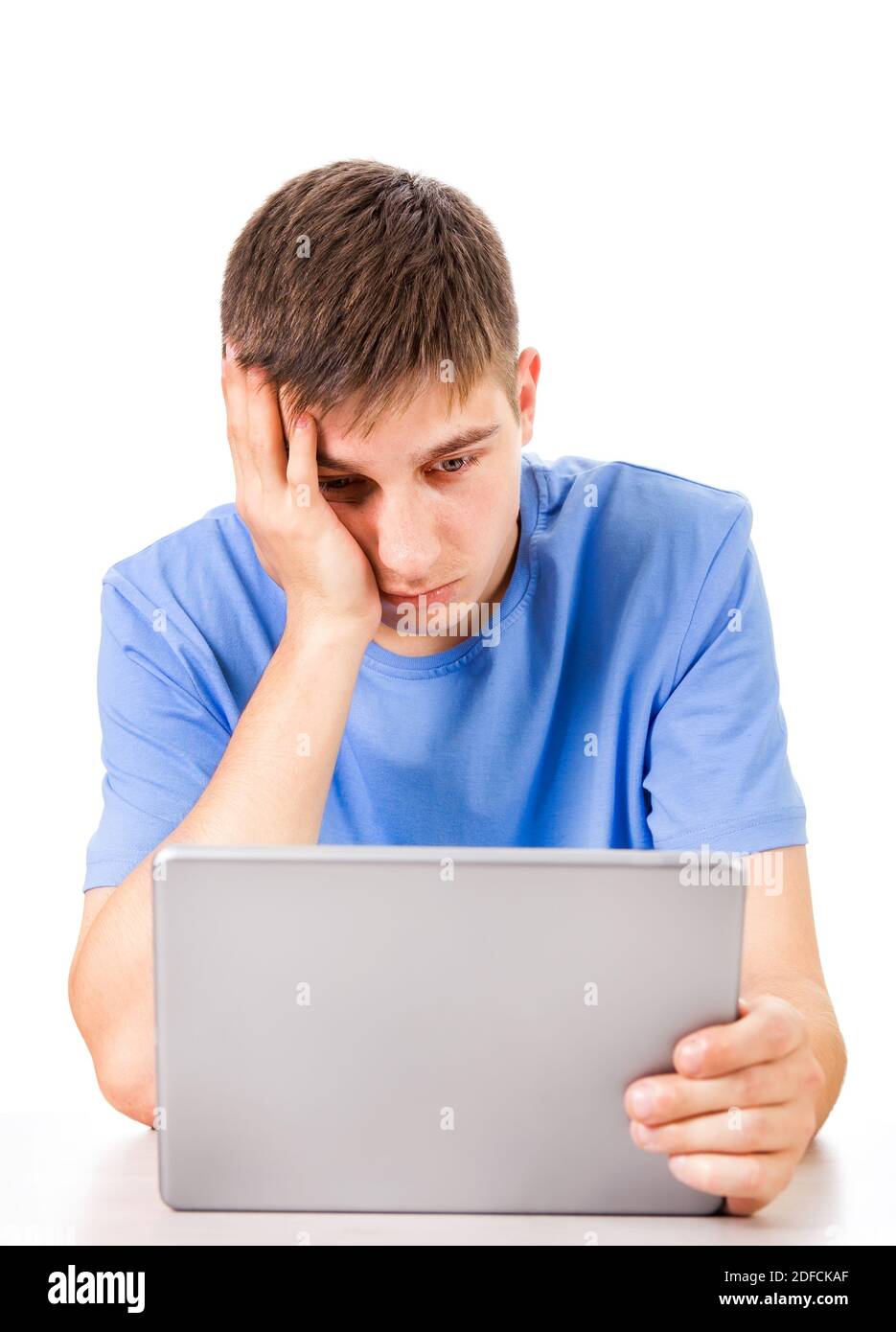 Sad man desk hi-res stock photography and images - Alamy