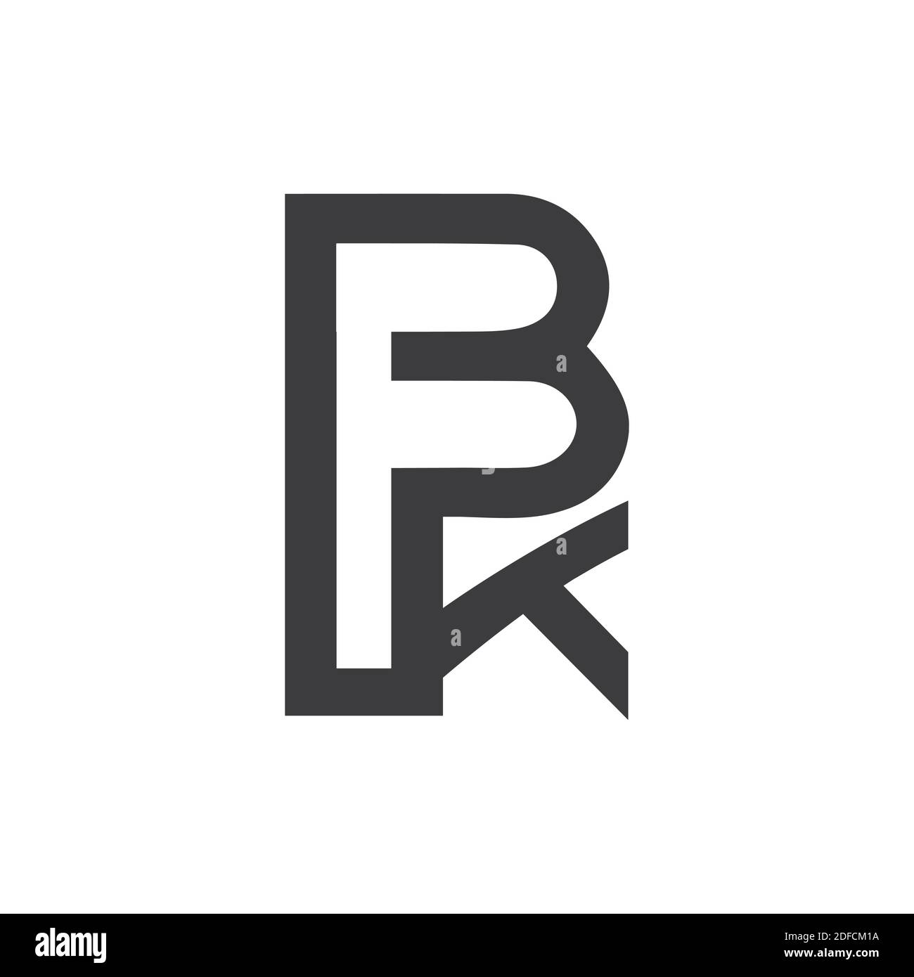 Initial letter bk logo or kb logo vector design template Stock Vector ...