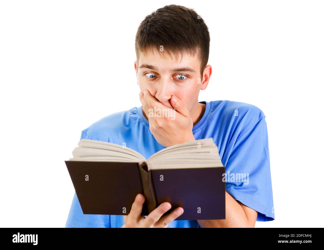 Man reading manual hi-res stock photography and images - Alamy