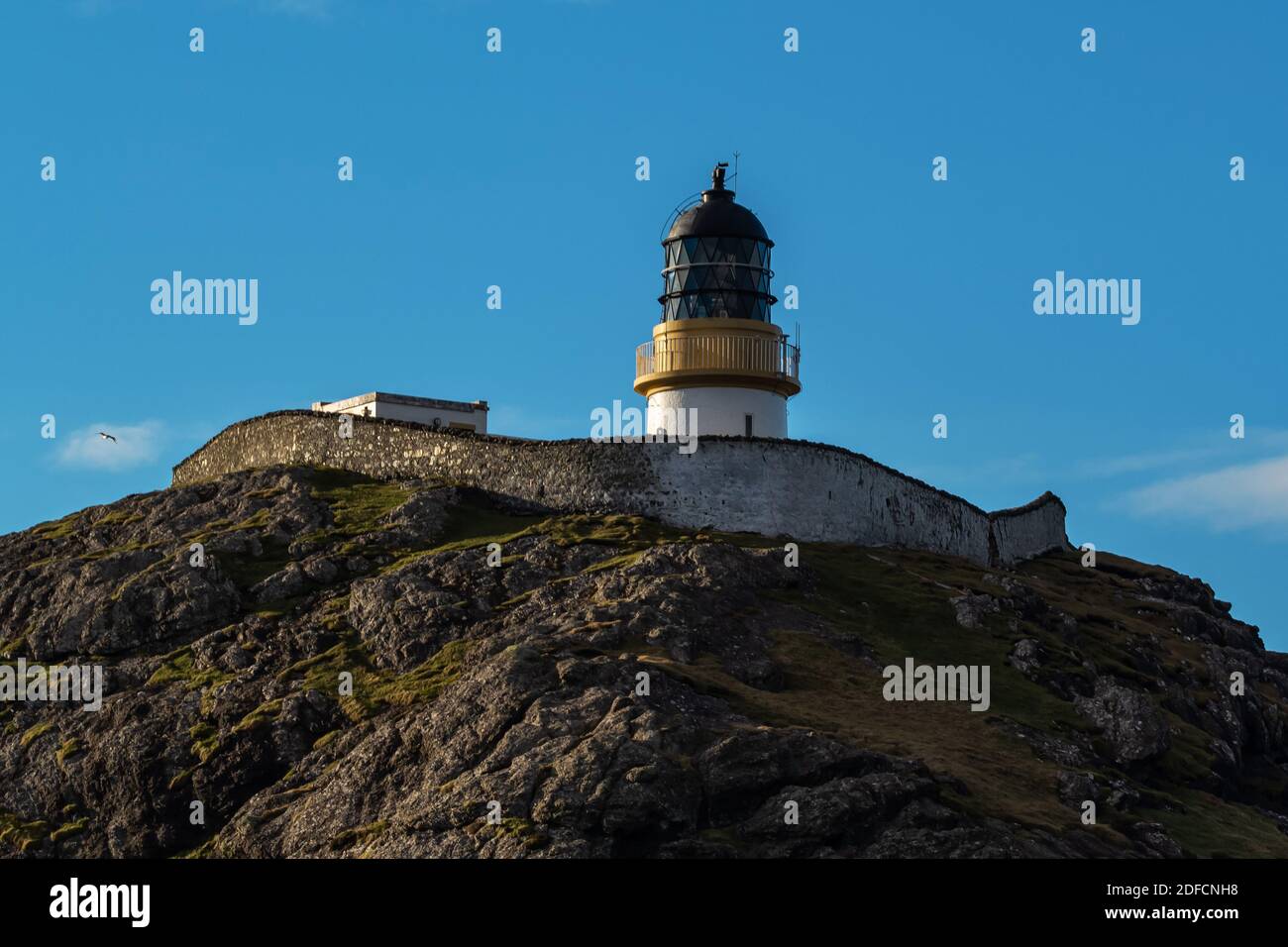 Ushenish Lighthouse - Uist - Outer Hebrides Stock Photo - Alamy