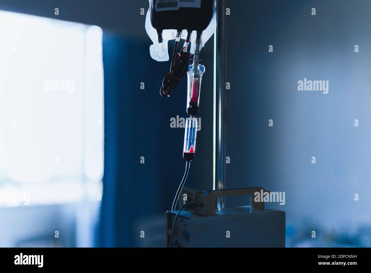 Blood drip tube hi-res stock photography and images - Alamy