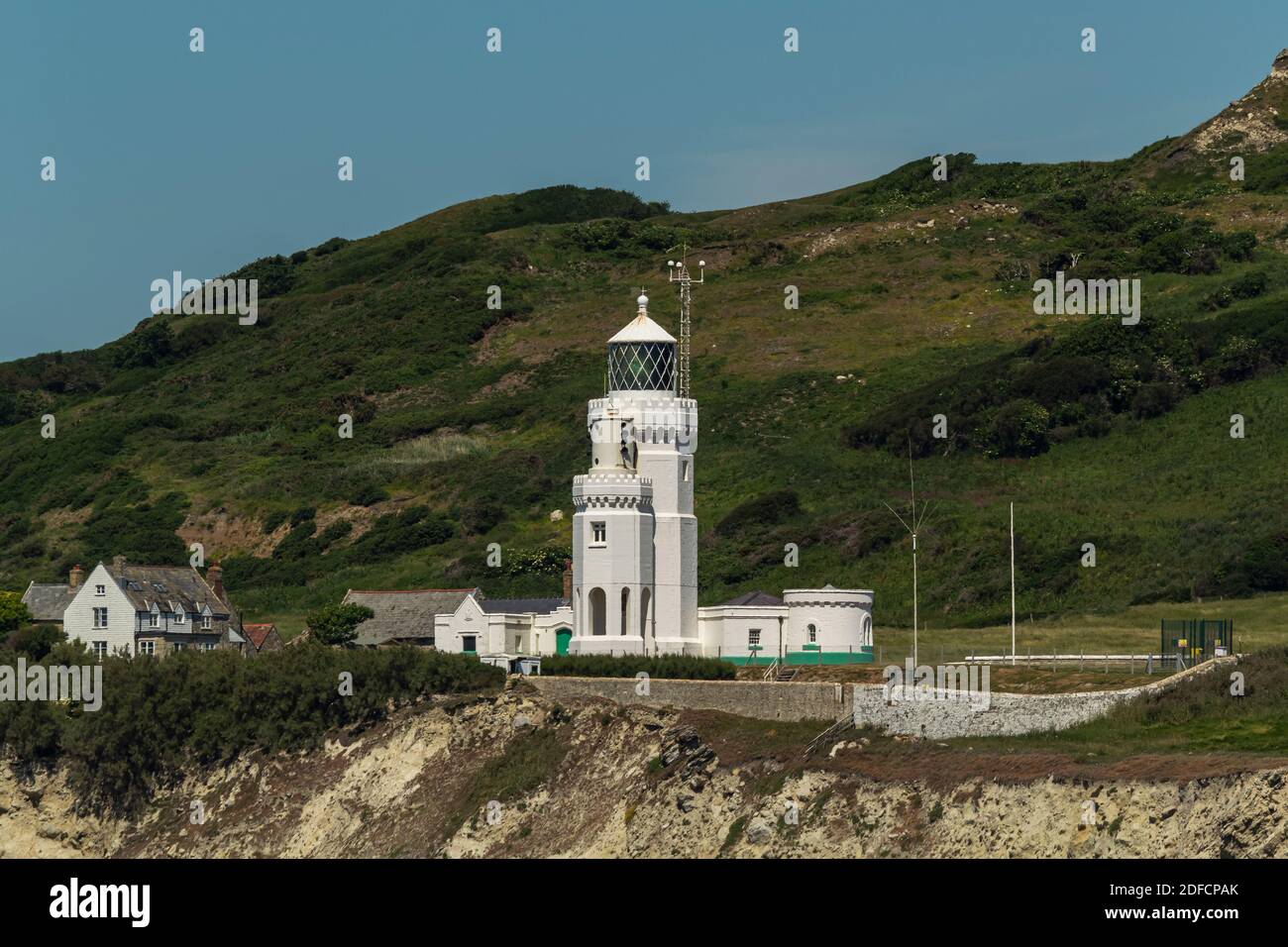 St Catherine's Lighthouse on Isle of Wight Stock Photo - Alamy