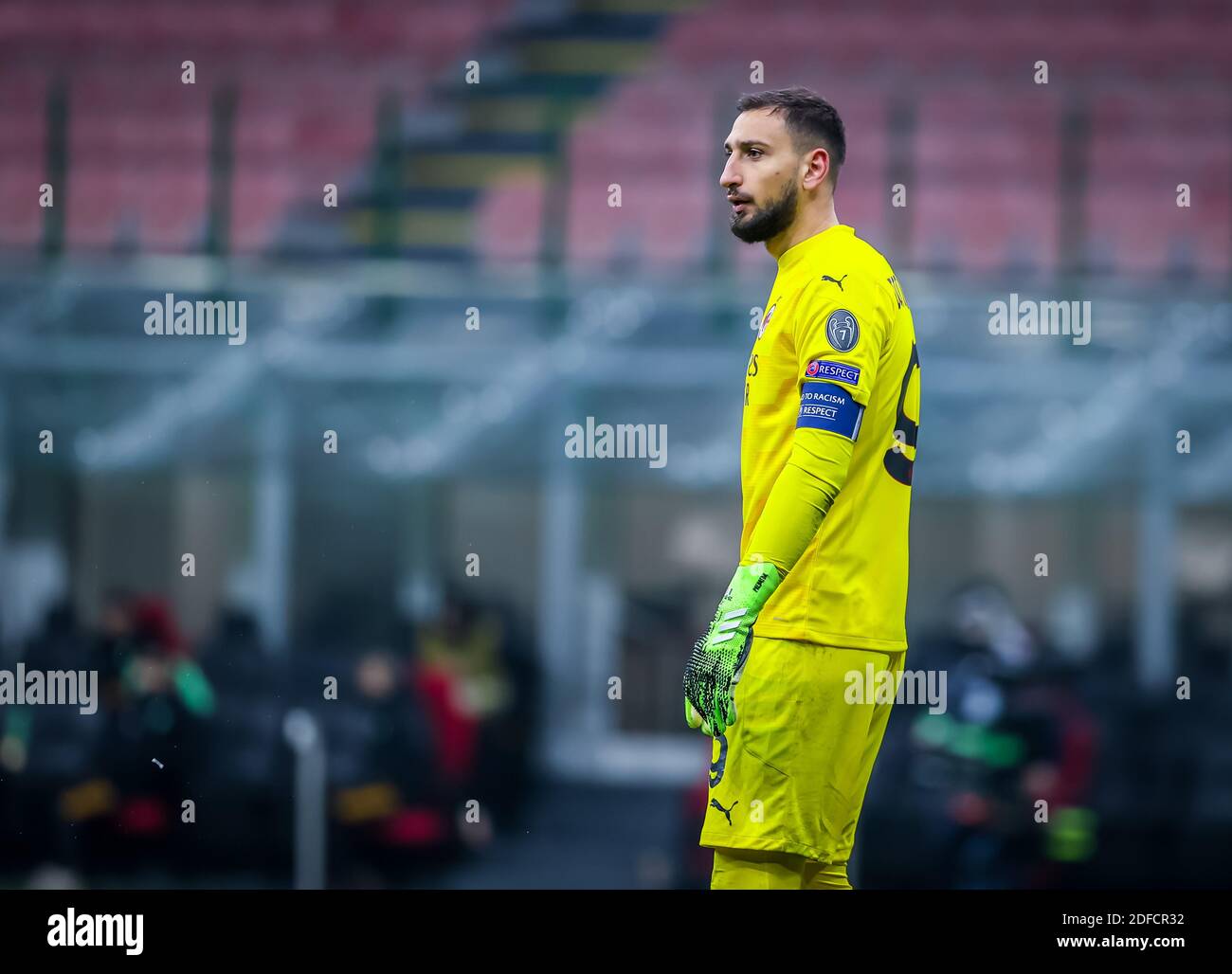 Gianluigi Donnarumma of AC Milan during the UEFA Europa League 2020/21 ...