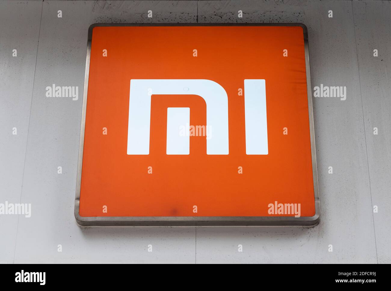 Chinese multinational technology and electronics brand Xiaomi logo in ...