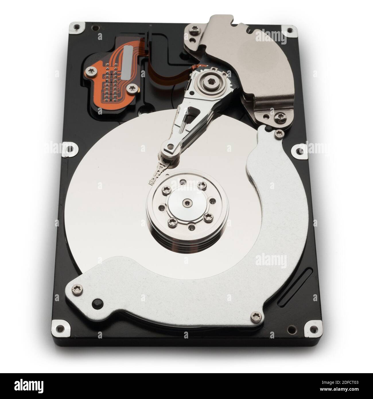 Hard disk drive HDD isolated on white background Stock Photo - Alamy