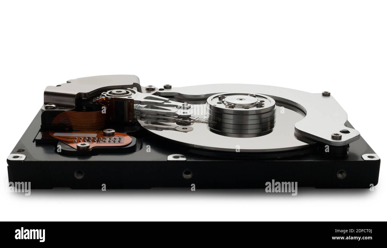 Inside internal harddisk on hi-res stock photography and images - Alamy